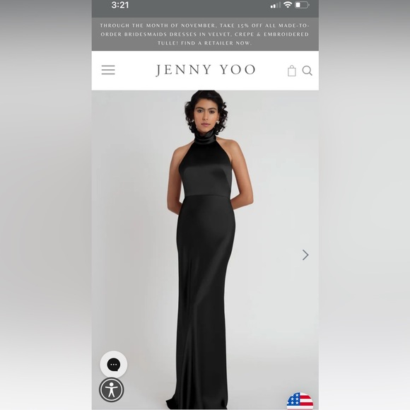 Jenny Yoo | Dresses | Jenny Yoo Nicole Bridesmaid Dress In Navy Blue ...